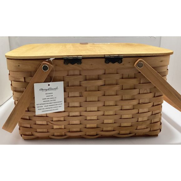 Accents | 194harry David Wicker Picnic Basket | Poshmark